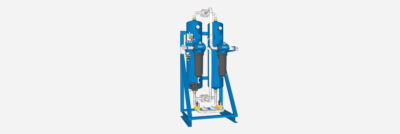 Ultrapac™ HL-ALD / HL-MSD Heatless Desiccant Compressed Air Dryer ...