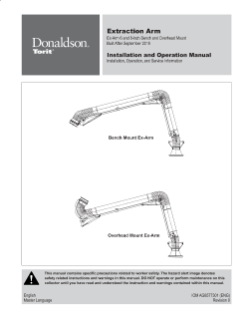 Extraction Arm | Accessories | Donaldson Industrial Dust, Fume & Mist