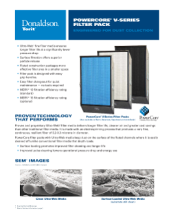 Powercore Filter Packs | Donaldson Industrial Dust Fume & Mist