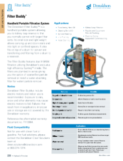 Portable Hydraulic Oil Filter Cart│Donaldson Hydraulics