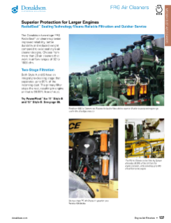 FRG Air Cleaner | Donaldson Engine & Vehicle