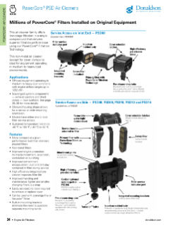 PowerCore® PSD Cleaner | Donaldson Engine & Vehicle