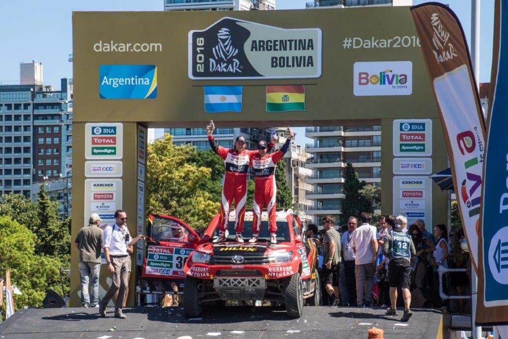 Donaldson Powers Toyota Gazoo Racing to Dakar Podium