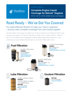 Detroit™ DD Fuel Filter Replacements│Donaldson Engine & Vehicle
