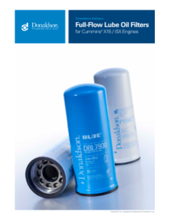 Cummins® ISX / X15 Lube Oil Filter Replacements | Donaldson Engine ...