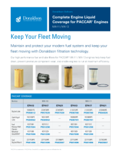 PACCAR® MX-11 / MX-13 Engines│Donaldson Engine & Vehicle