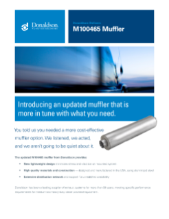 Diesel Equipment Mufflers | Donaldson Engine & Vehicle